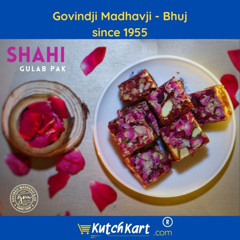 GOVINDJI MADHAVJI'S SHAHI GULAB PAAK - Kutchkart | Buy Online variety ...